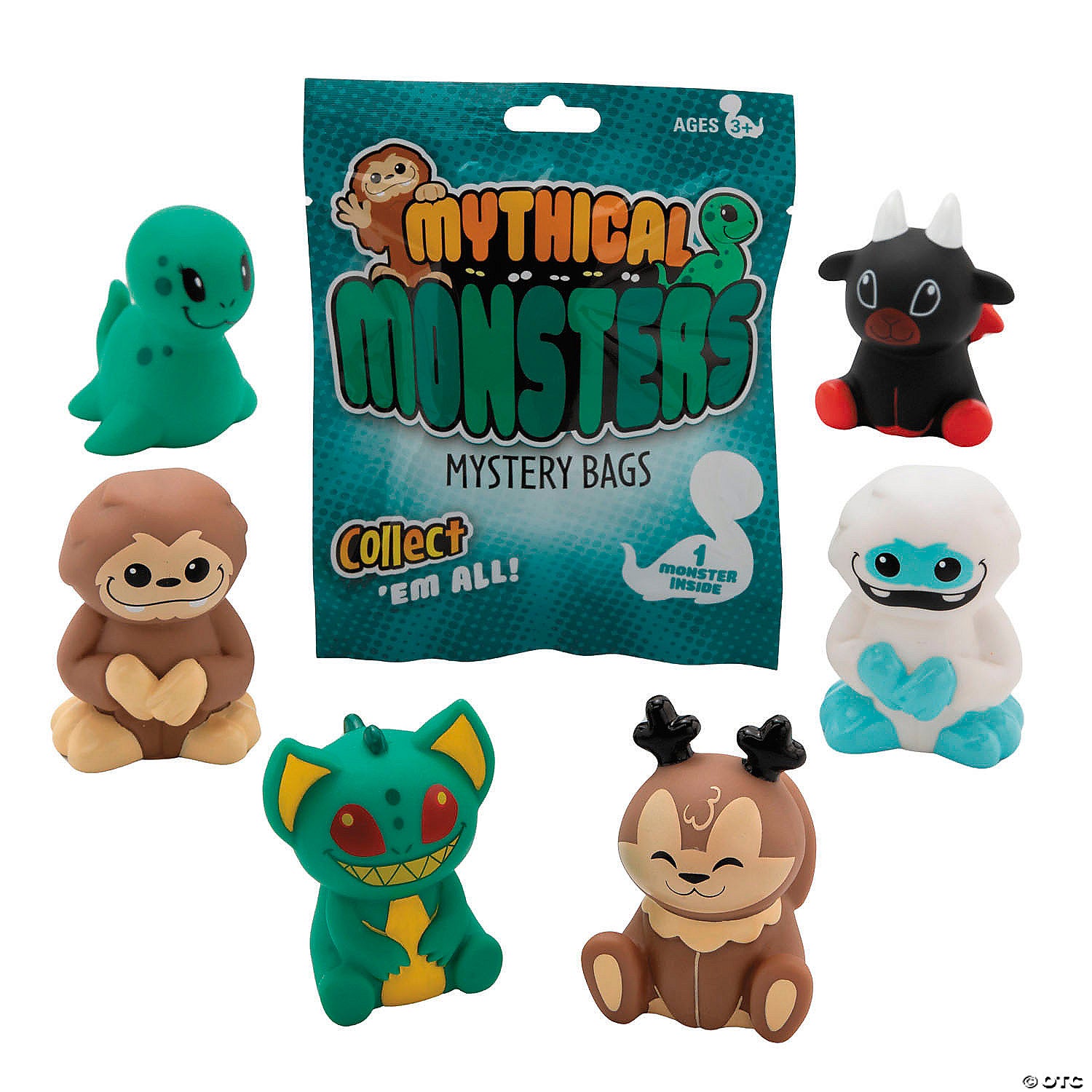 Mythical Monster Cryptid Character Mystery Bags (2 3/4" – 3 ...